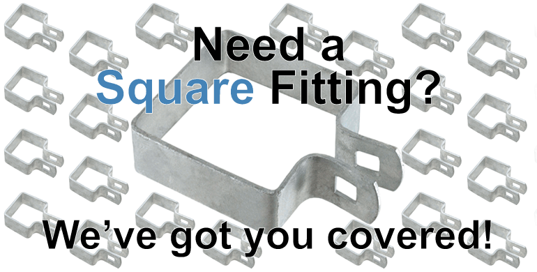 Square Chain Link Fence Fittings | Square Fence Fittings